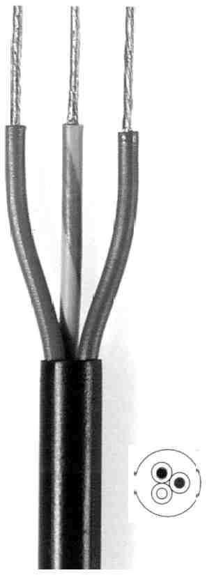 Kabel mrežni 3x1.5 mm2, PPL, 1 metar, bijeli - chipoteka.hr