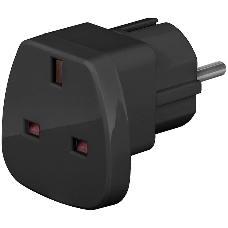 Utikač šuko adapter, šuko (M) na engleska utičnica, GOOBAY 94271 ...
